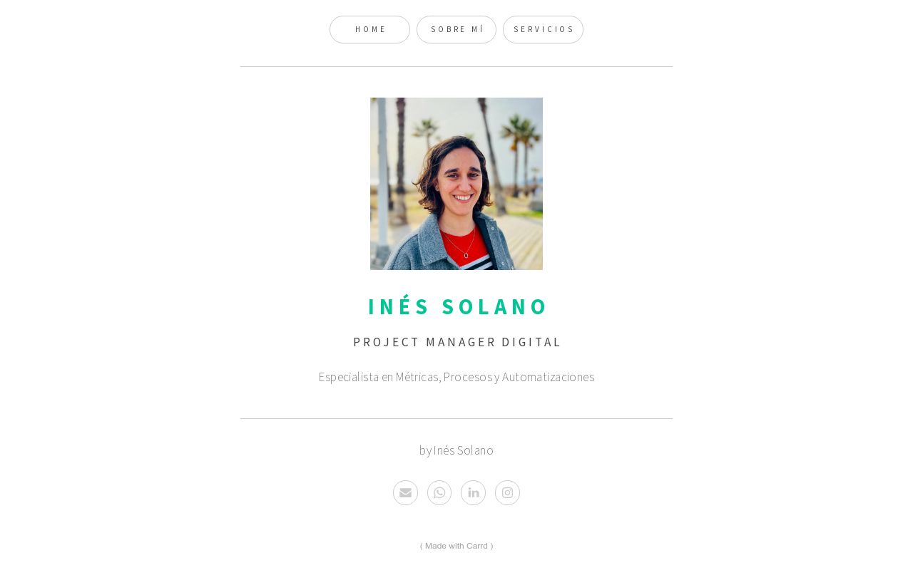 Inés Solano - Servicios Digitales